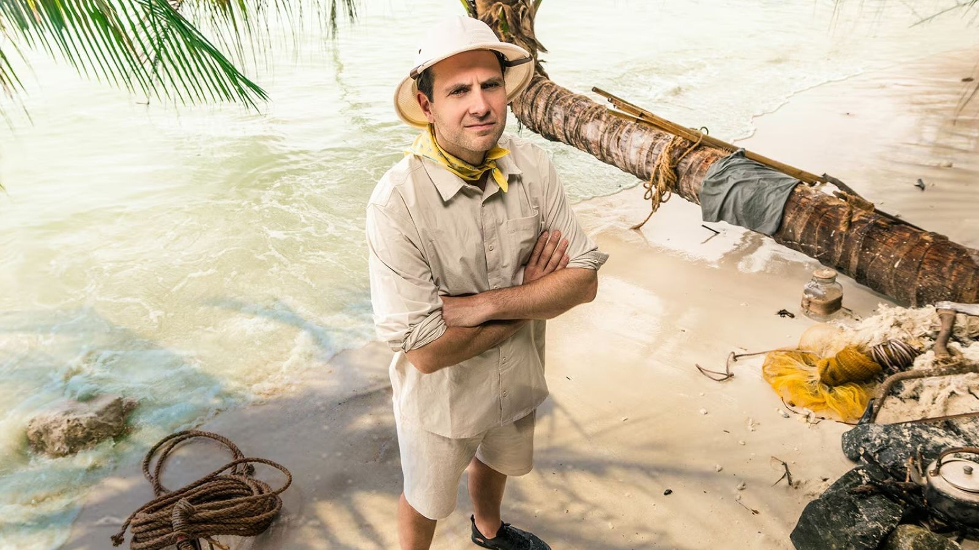 Zoveel kilo is Tobias Camman afgevallen in Expeditie Robinson