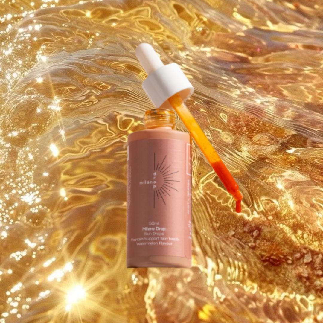 Nieuwe beautytrend: drinkbare tanning drops om bruiner te worden