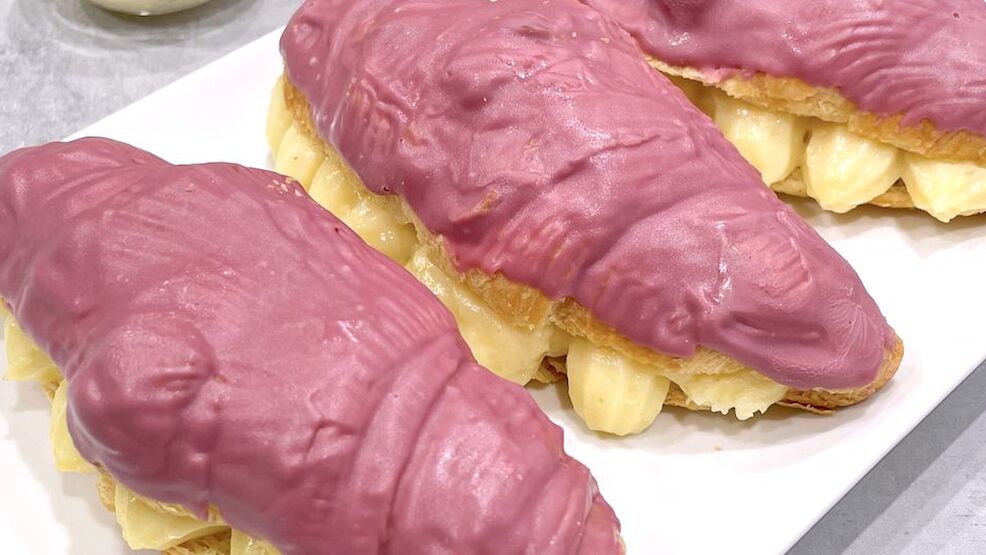 Combinatie van tompouce en croissant: een heerlijke crompouce